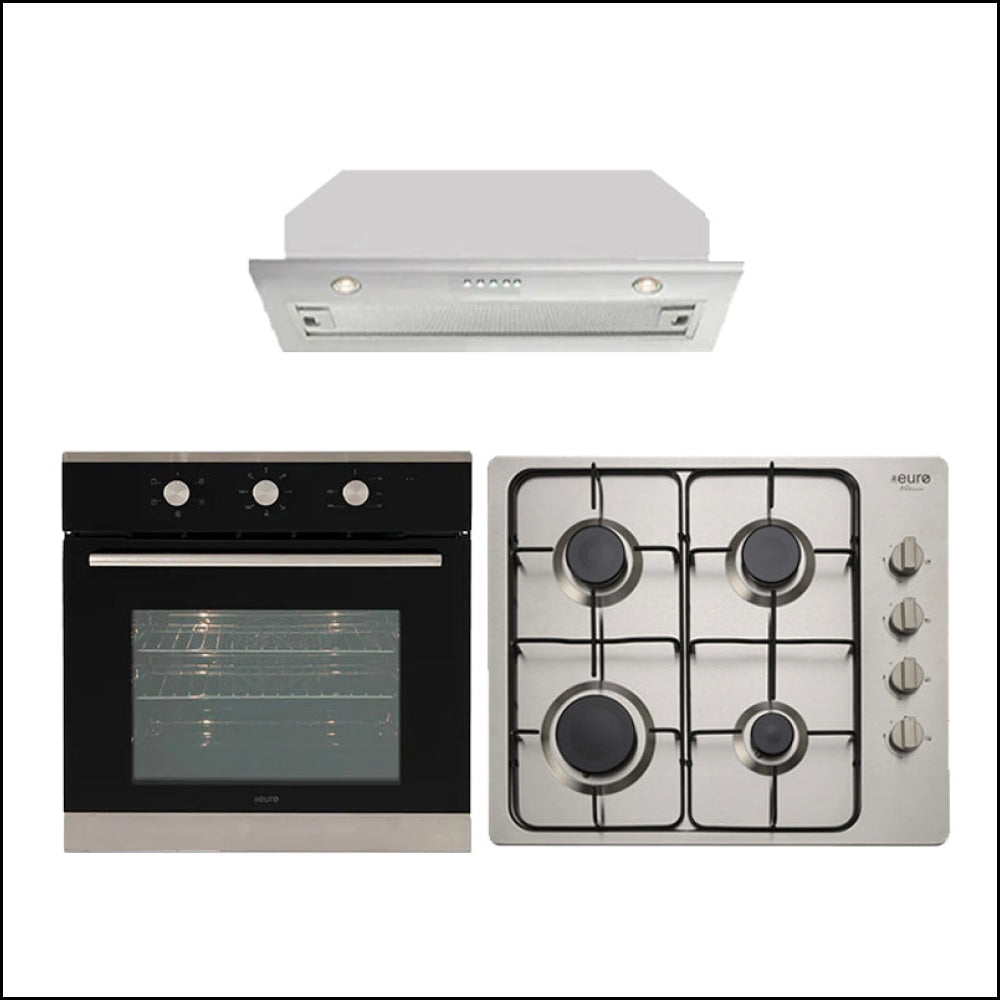 Euro Appliances Oven and Gas Cooktop and Undermount Rangehood No. 71 ...